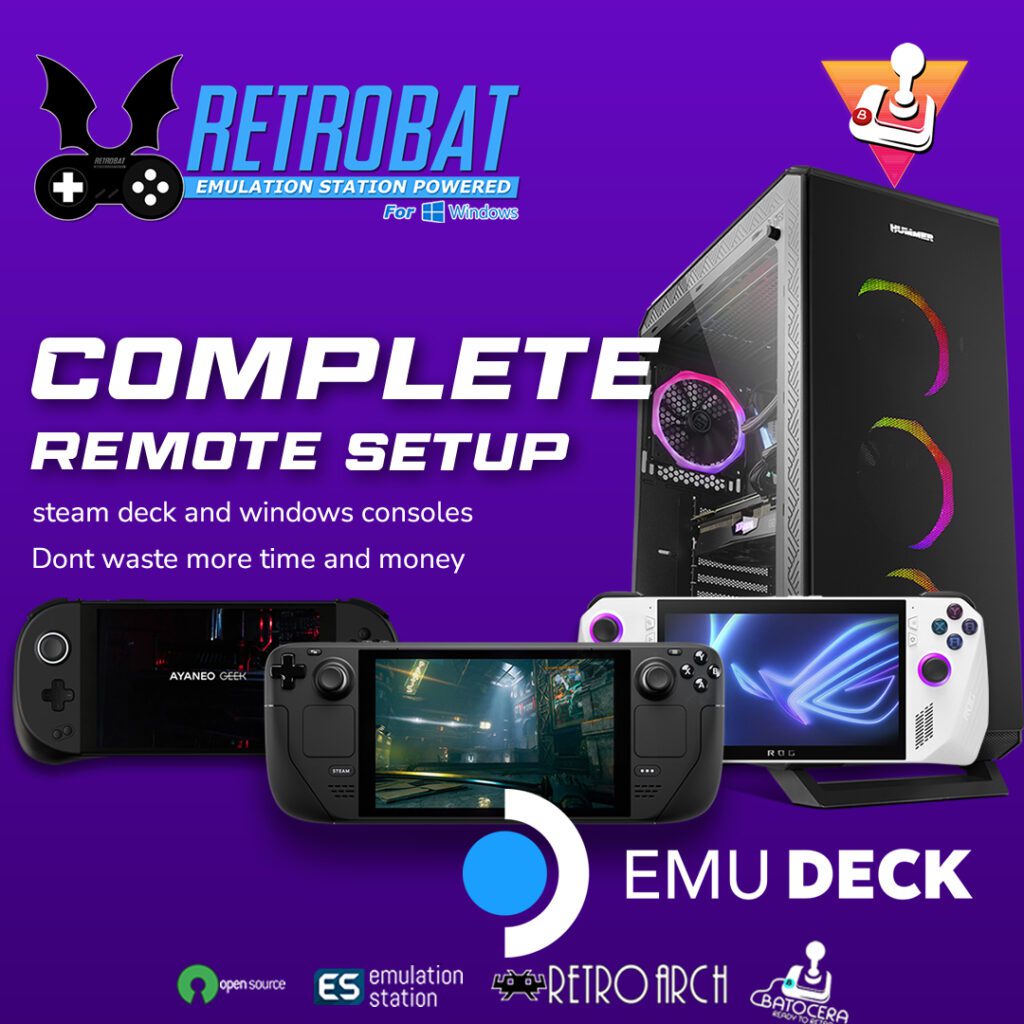 Remote Setup for Steam Deck or Windows Devices » Retrogrados Retro Gaming